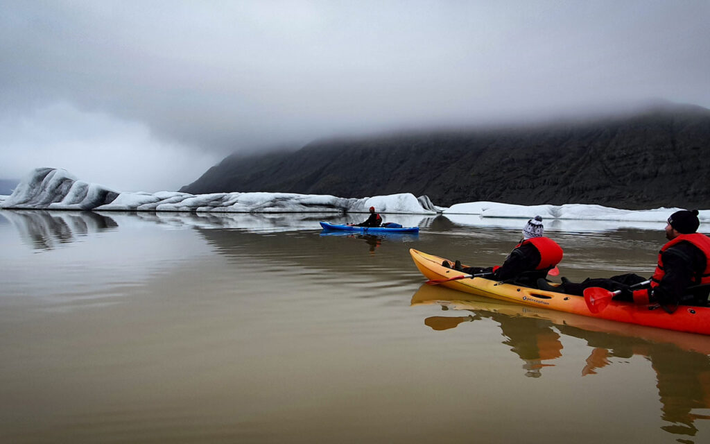 A Kayaking Adventure in Iceland's Glacier Lagoon